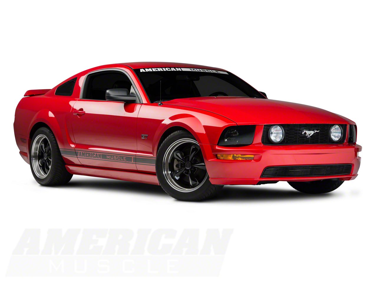 Modern Billet Mustang Billet Grille; Black 0509-black-gt-grille (05-09 ...