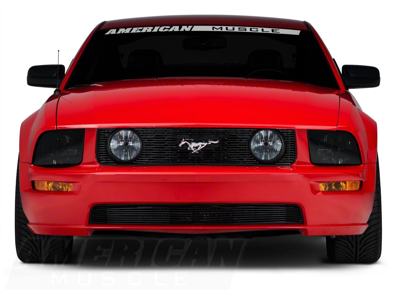 Modern Billet Mustang Billet Grille; Black 0509-black-gt-grille (05-09 ...
