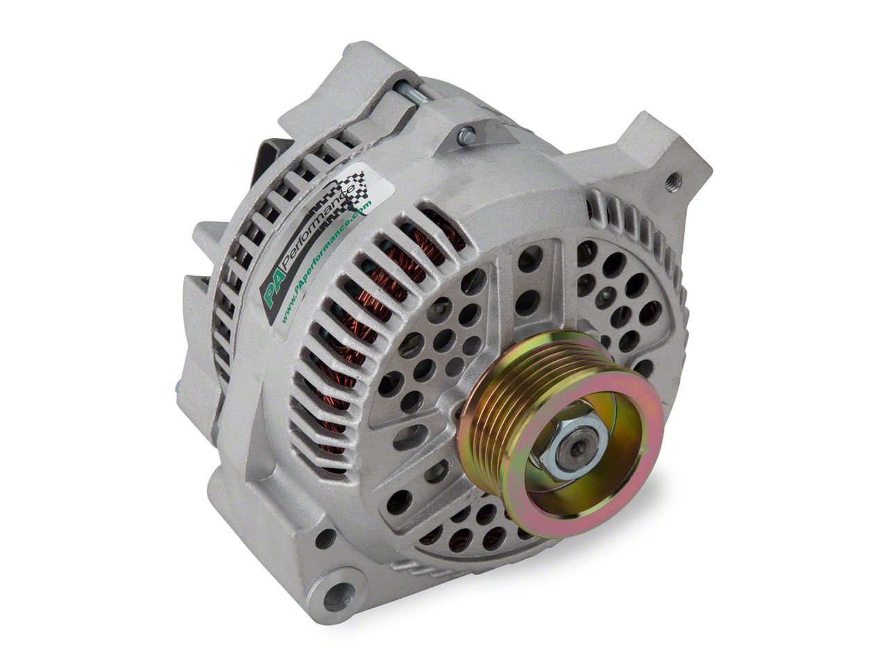 PA Performance Mustang Alternator; 130 Amp 1619 (87-93 5.0L Mustang ...