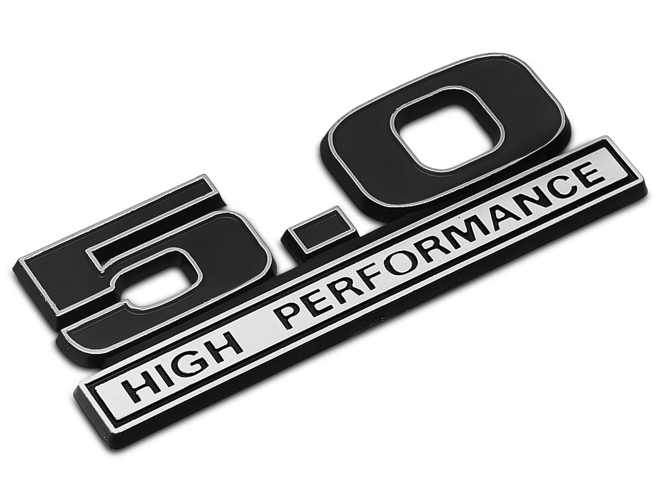 SpeedForm Mustang 5.0 High Performance Emblem; Black 389624 (Universal ...