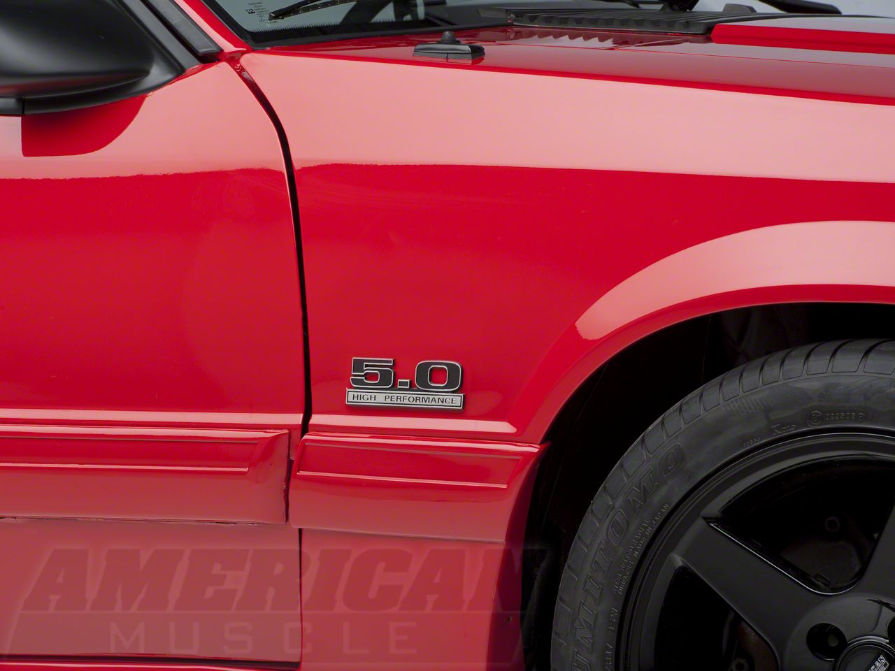 SpeedForm Mustang 5.0 High Performance Emblem; Black 389624 (Universal ...