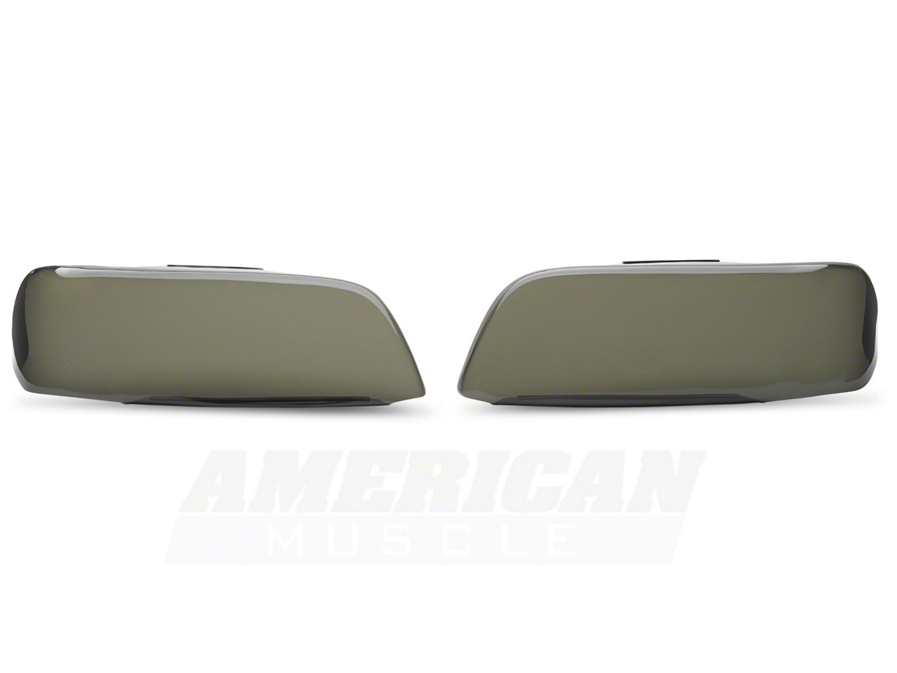 SpeedForm Mustang Headlight Covers; Smoked 80106 (87-93 Mustang) - Free ...