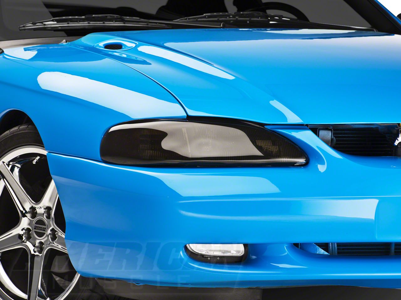 SpeedForm Mustang Headlight Covers Smoked 80105 94 98 Mustang Free Shipping