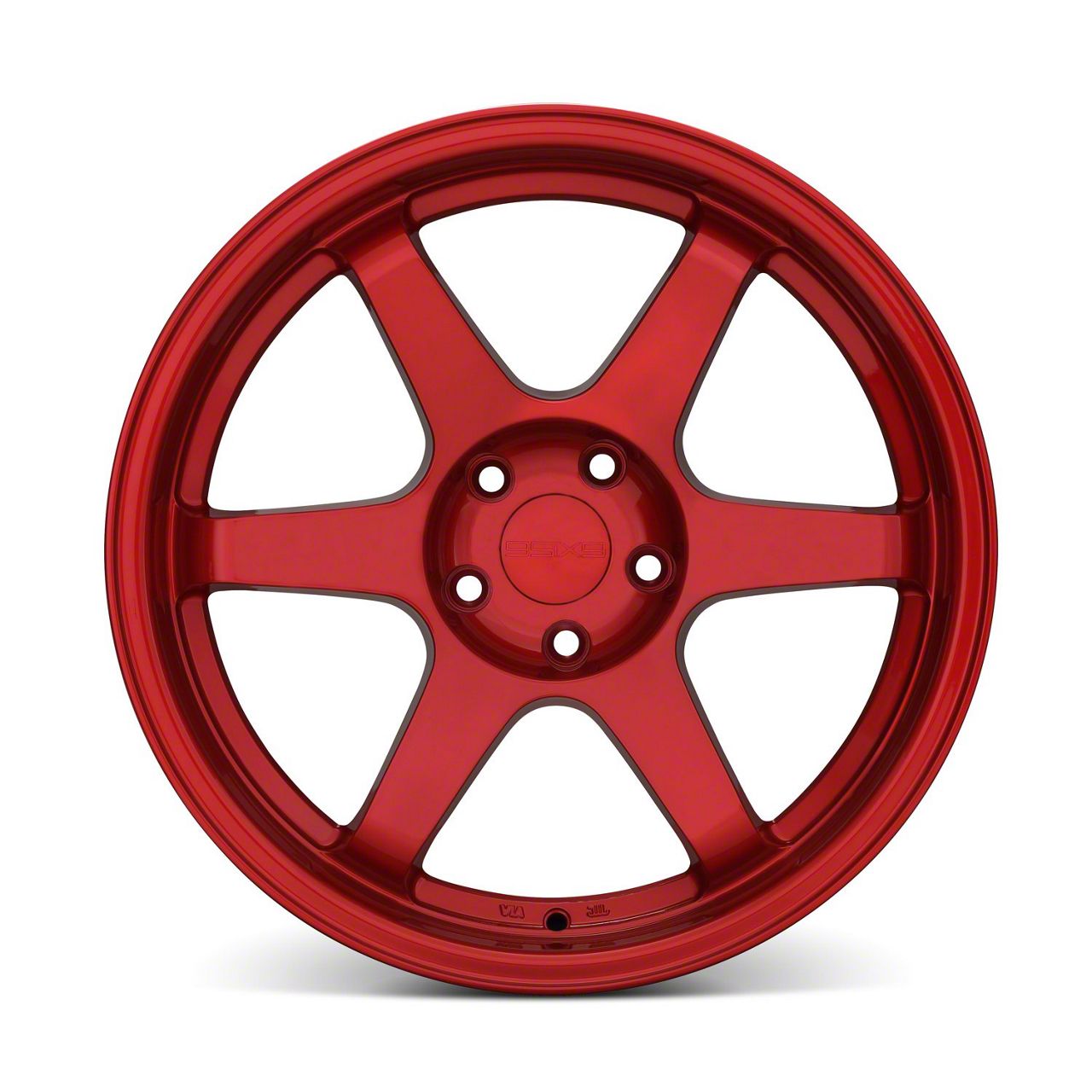9Six9 Wheels Mustang SIX-1 Candy Apple Red Wheel; 18x10; 35mm Offset ...