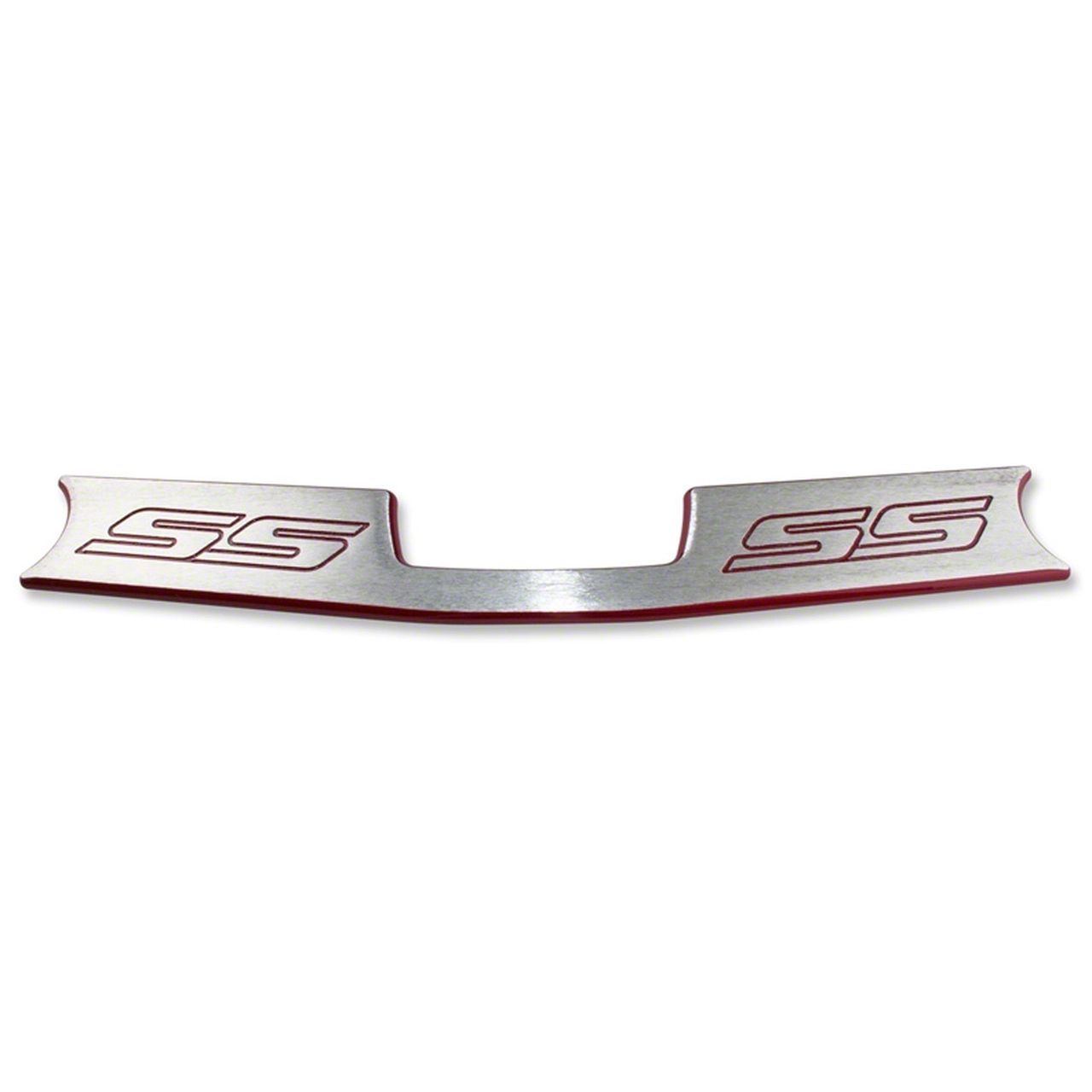 American Brothers Design Camaro Trunk Latch Sill with SS Logo; Red Hot ...