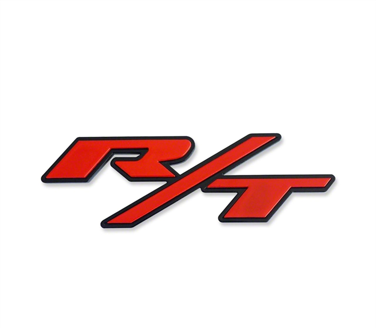 American Brothers Design Charger R/T Badge; Brilliant Black Border ...