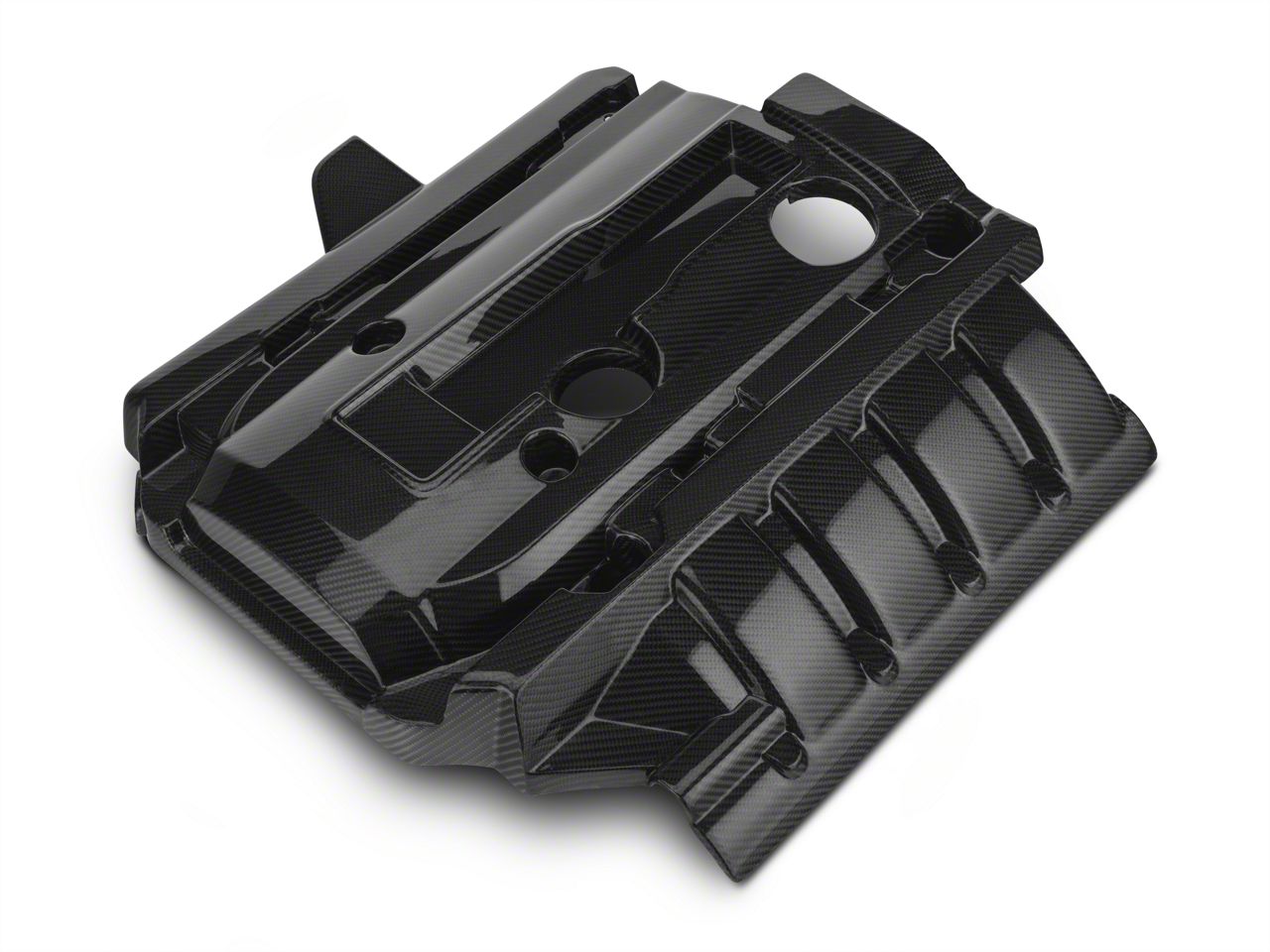 Anderson Composites Mustang Engine Cover; Carbon Fiber AC-EC15FDMUEB ...