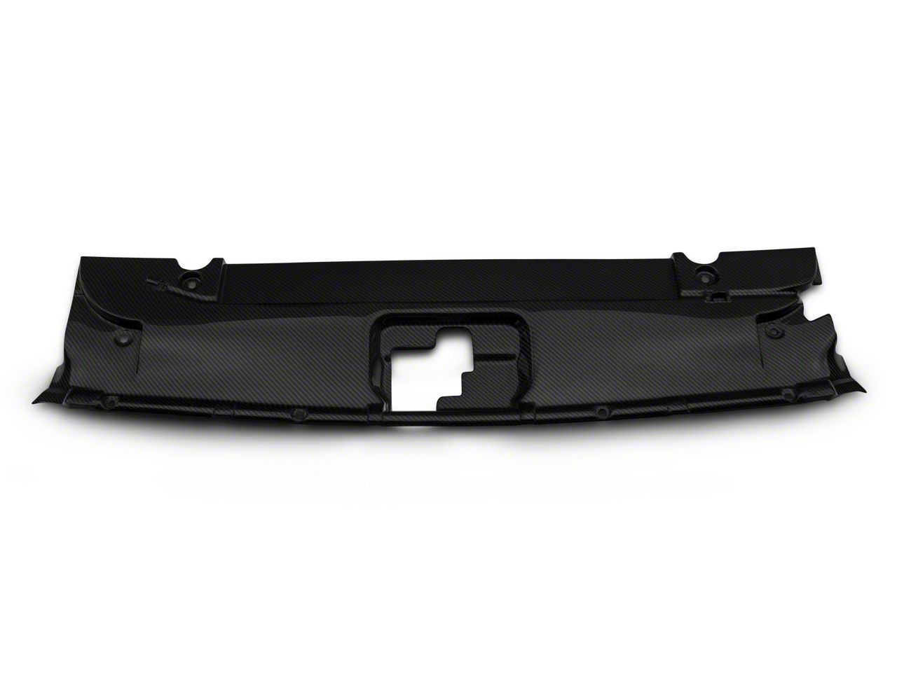 Anderson Composites Mustang Radiator Cover; Carbon Fiber AC-CP15FDMU ...