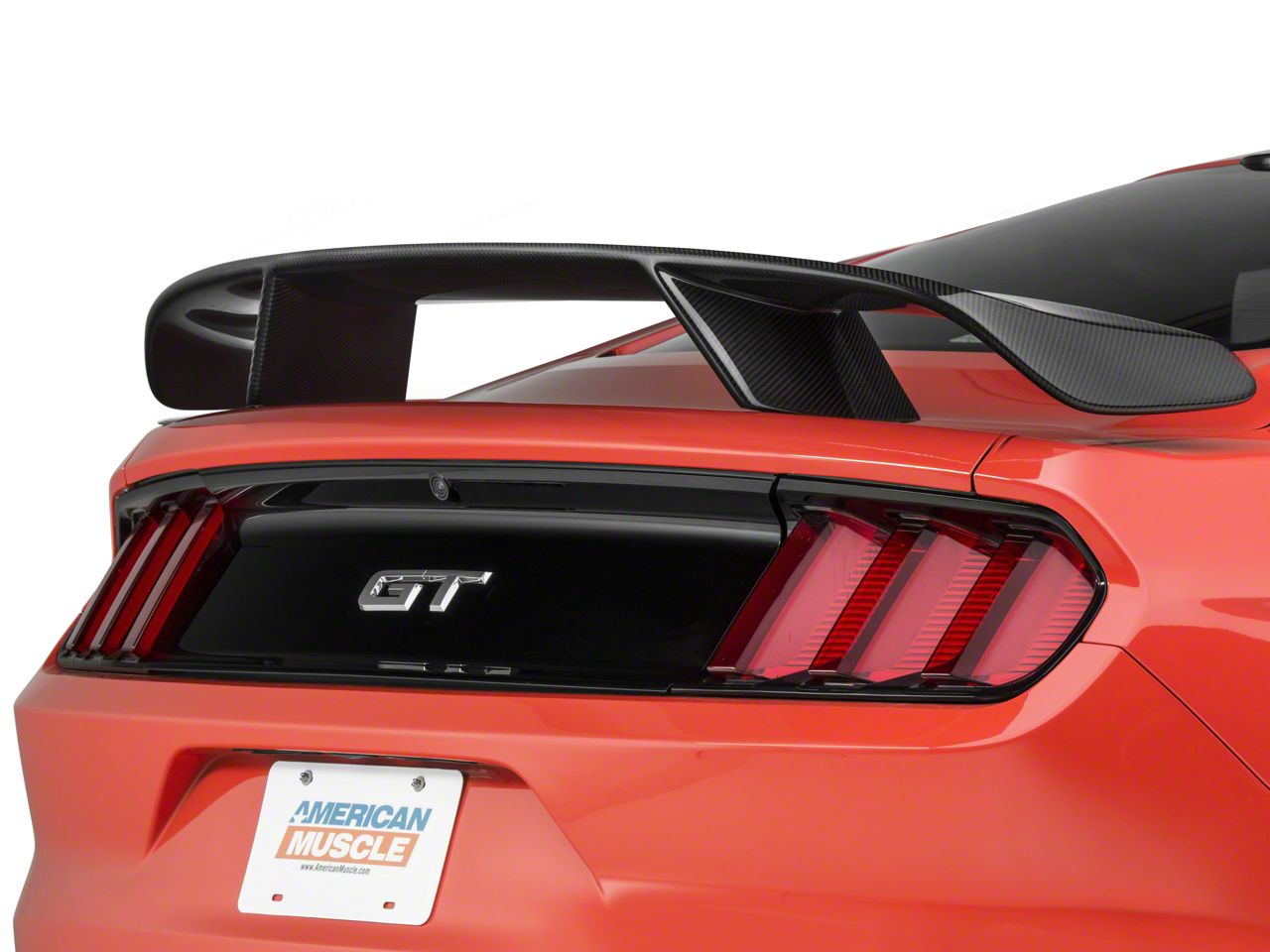 Anderson Composites Mustang Type-AT Rear Pedestal Spoiler; Carbon Fiber ...