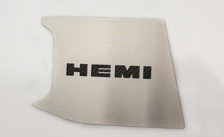 Challenger Brushed Factory Anti-Lock Brake Cover Top Plate with HEMI ...