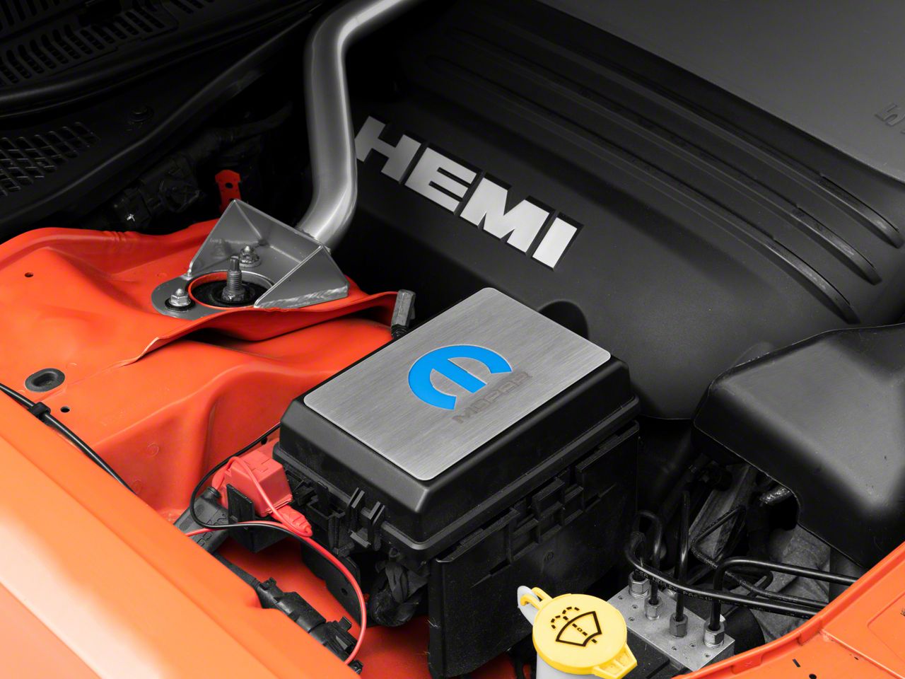 Challenger Brushed Fuse Box Cover Top Plate with MOPAR M Logo for ACC ...