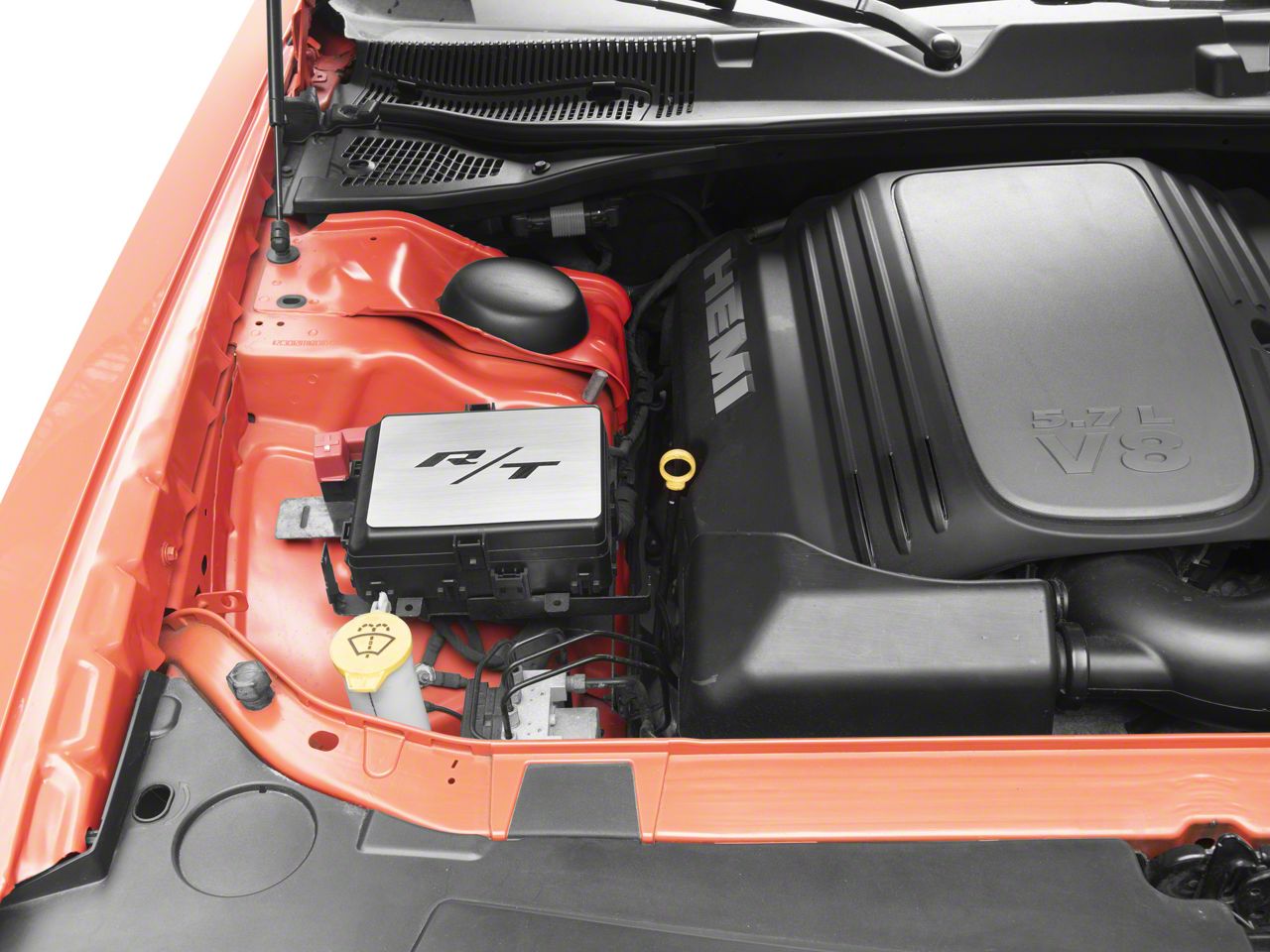 Challenger Brushed Fuse Box Cover Top Plate with R/T Logo for ACC Fuse ...
