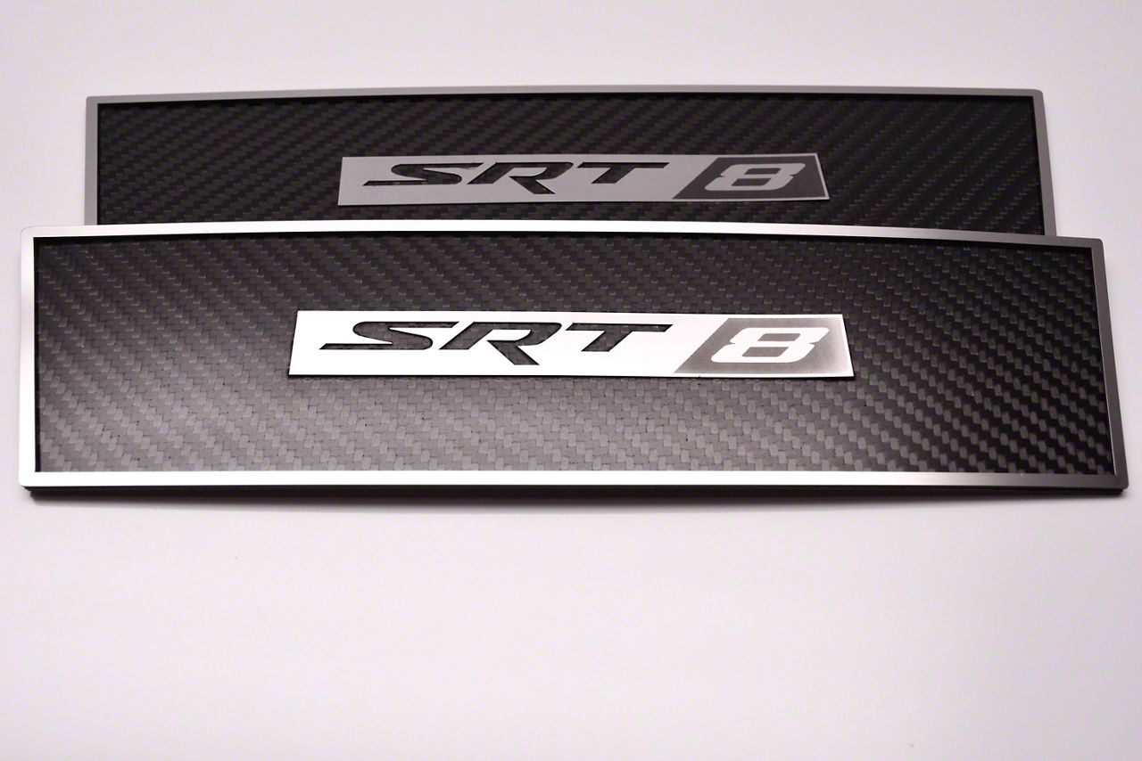 Challenger Carbon Fiber Door Badge Plate with SRT8 Logo (08-14 ...