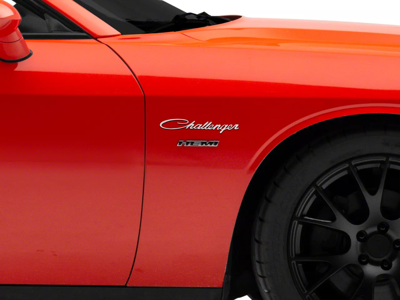 Challenger Challenger Side Fender Emblem Badge; Polished (Universal ...