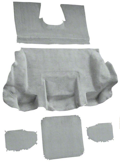 Corvette Rear Area Cutpile Molded Carpet with Mass Backing (01-04 ...