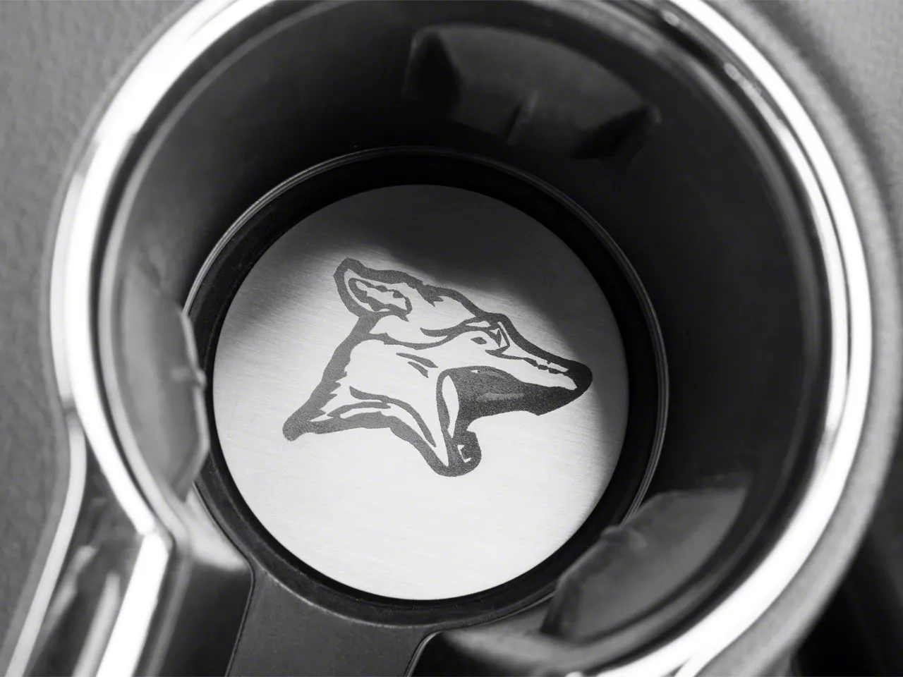 Mustang Coyote Cup Holder Accent Plates (15-23 Mustang) - Free Shipping