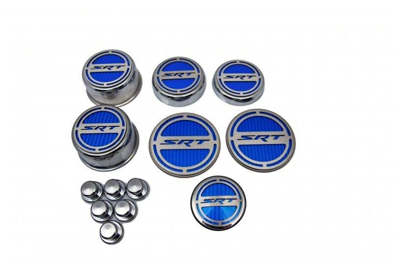Challenger Deluxe Engine Caps with SRT Logo (11-23 6.4L HEMI Challenger ...