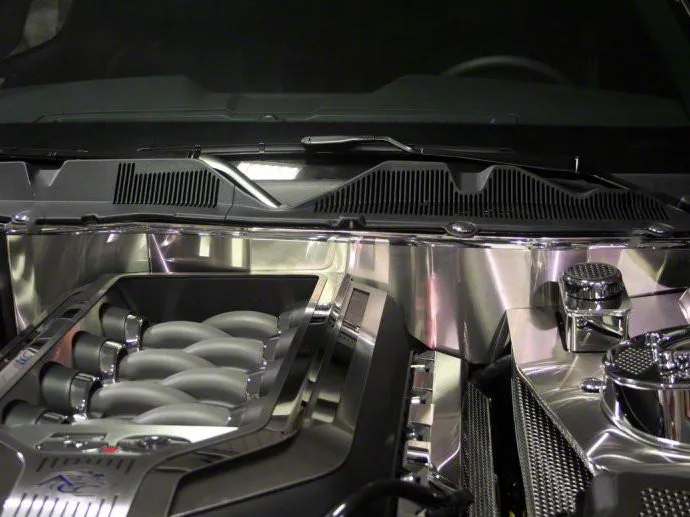 Mustang False Firewall; Brushed (11-14 Mustang GT) - Free Shipping