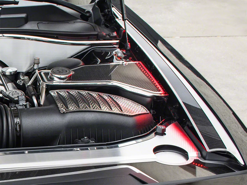 Challenger Illuminated Brushed with Carbon Fiber Fender Caps (08-23 ...
