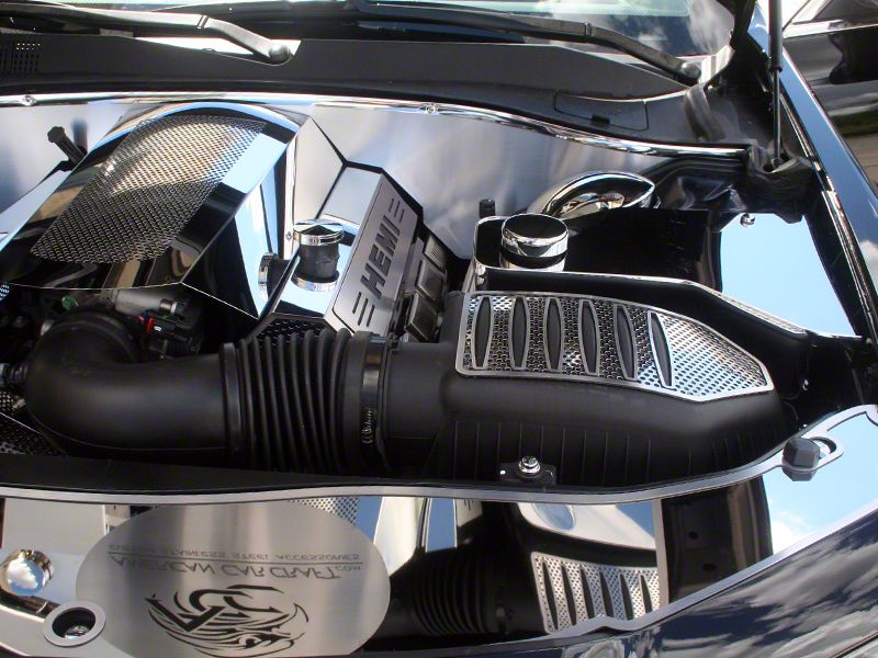 Challenger Perforated Factory Air Box Cover; Polished (11-23 V8 HEMI ...