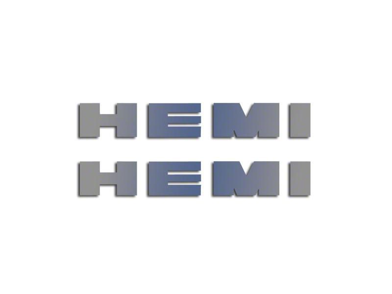 Challenger Polished Engine Shroud HEMI Letters (09-23 5.7L HEMI ...