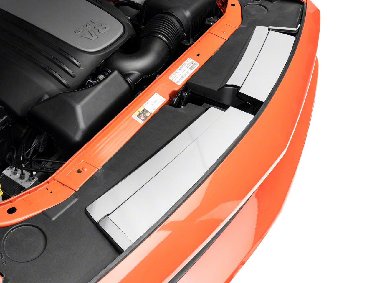 Challenger Polished Header Plate Front Extension Kit (08-23 Challenger ...