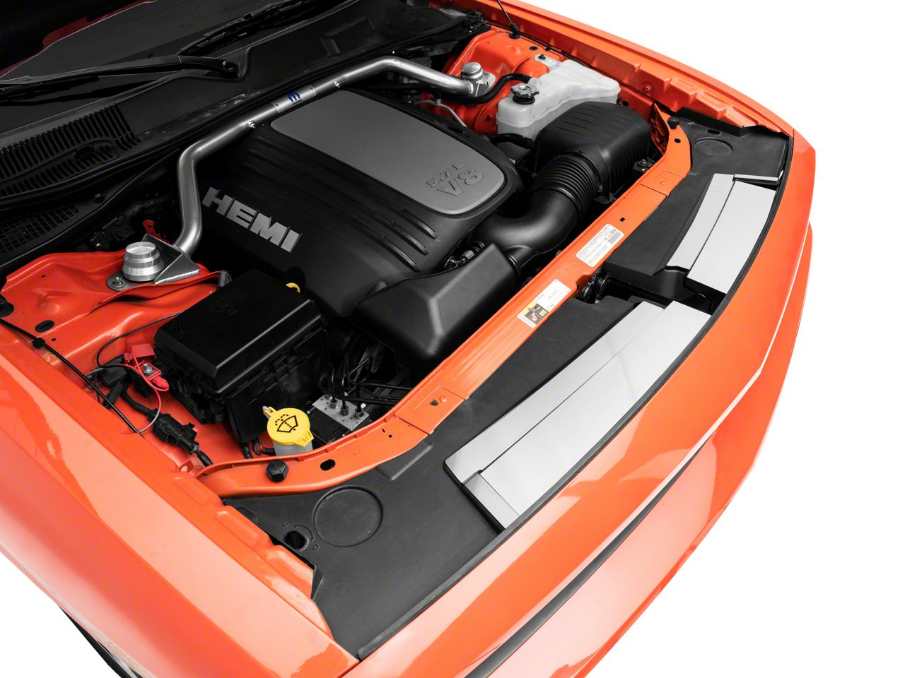 Challenger Polished Header Plate Front Extension Kit (08-23 Challenger ...