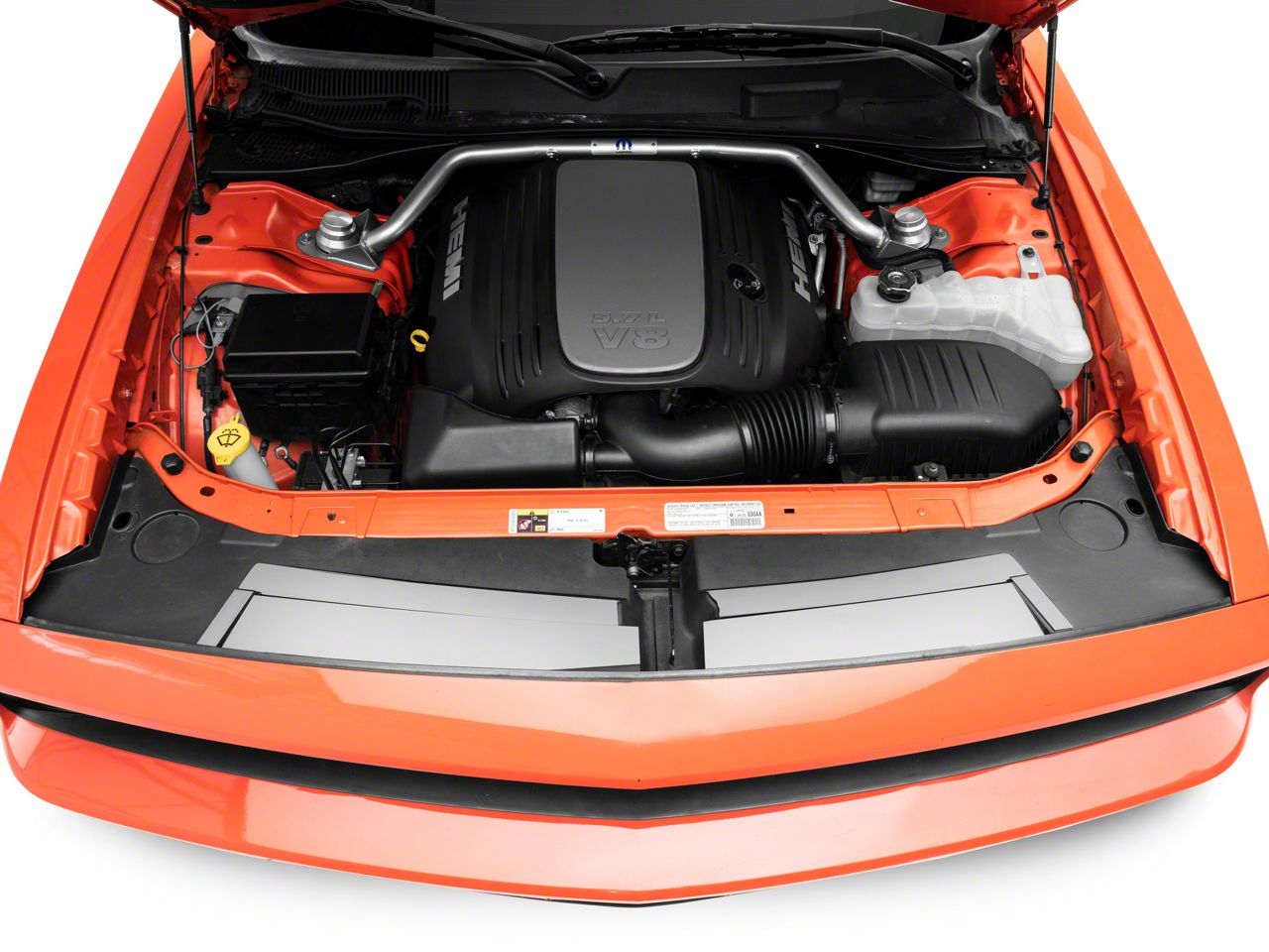 Challenger Polished Header Plate Front Extension Kit (08-23 Challenger ...