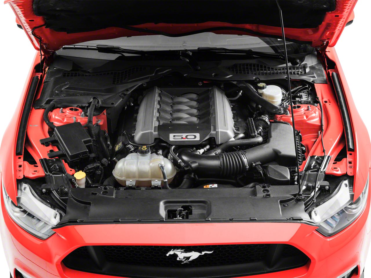 Mustang Powered by Ford Coil Covers - Brushed (11-17 Mustang GT; 12-13 ...