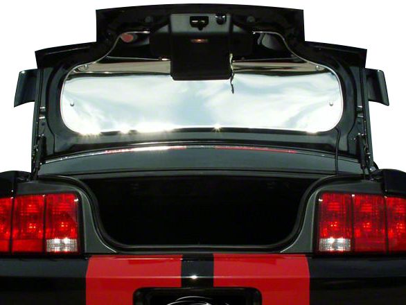 Mustang Trunk Panel; Polished (05-09 Mustang) - Free Shipping