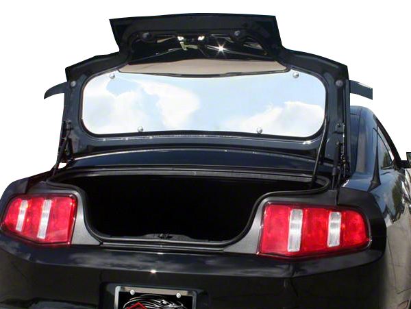 Mustang Trunk Panel; Polished (10-14 Mustang) - Free Shipping