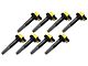 Accel Mustang Super Coil Packs; Yellow 140060-8 (11-Early 16 Mustang GT ...