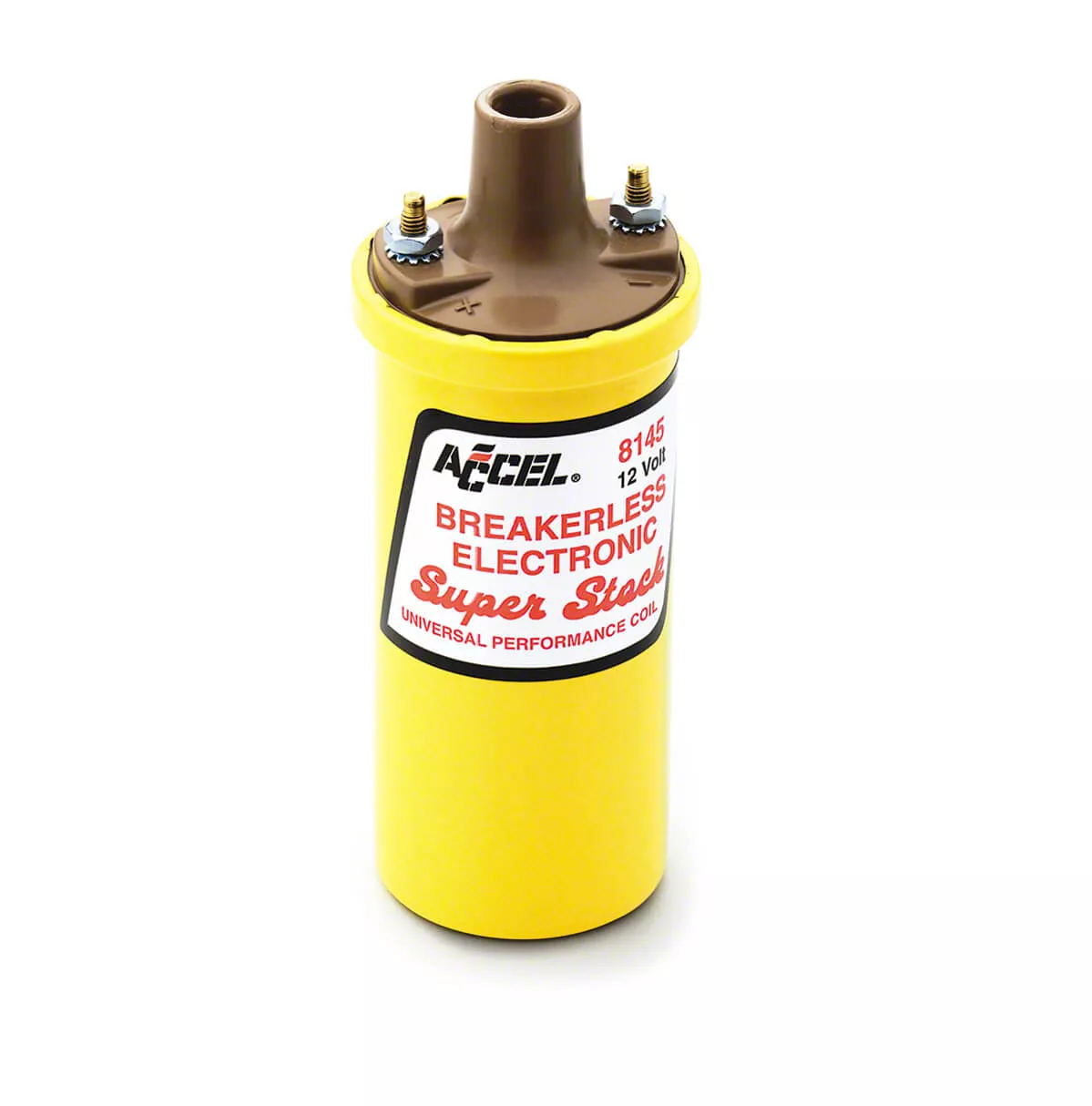 Accel Mustang SuperStock Breakerless Electronic Ignition Coil; Yellow ...
