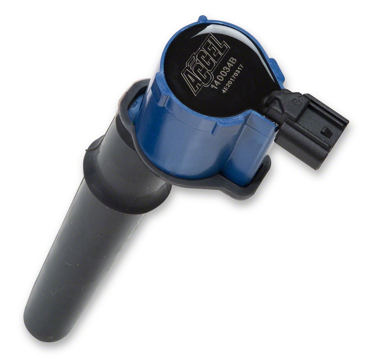 Accel Mustang SuperCoil Ignition Coil; Blue 140034B (97-04 Mustang ...