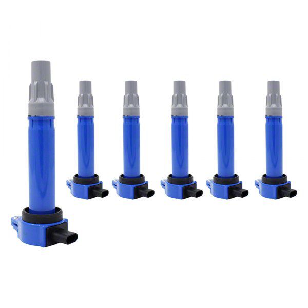 Challenger Ignition Coils; Blue; Set of Six (09-10 3.5L Challenger ...