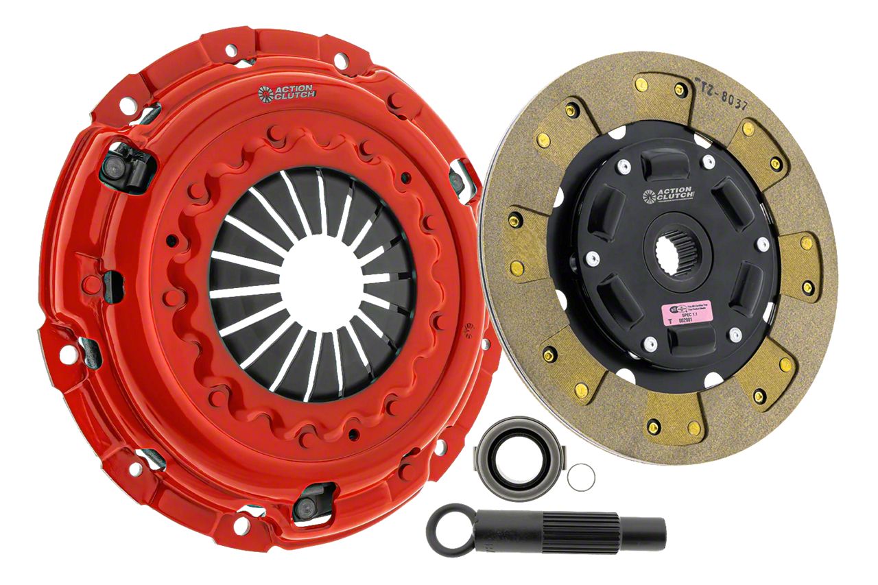 Action Clutch Mustang Stage 2 Segmented Kevlar Disc Clutch Kit; 10 ...