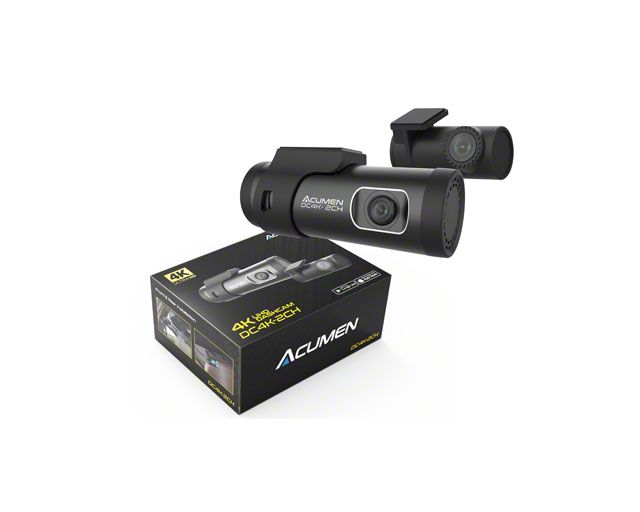 Acumen Challenger DC4K Front and Rear Dash Cam 21CAM0202-01 (Universal ...