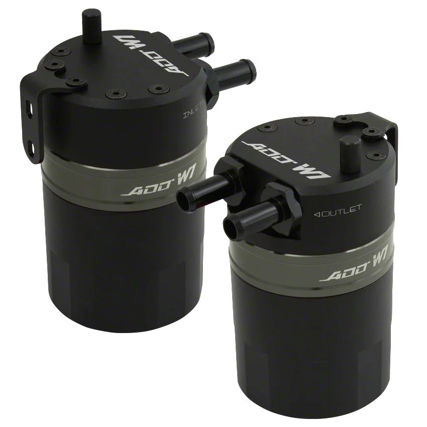 ADD W1 Challenger Twister Baffled Oil Catch Can Kit V3; Gunmetal Ring ...