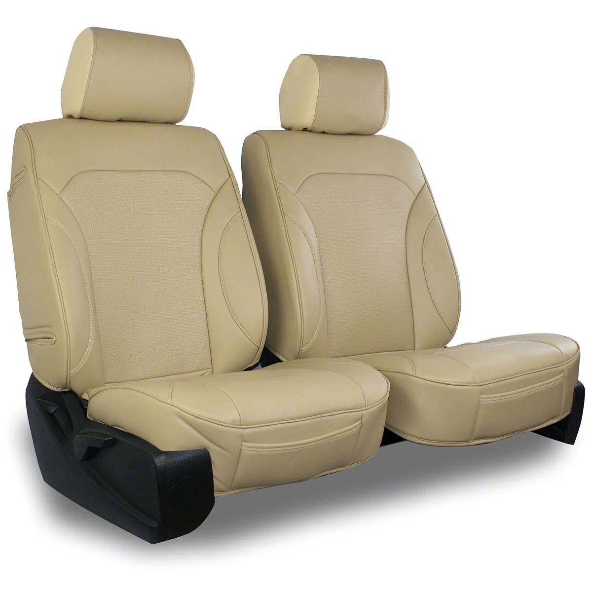 Aegis Cover Corvette Leatherette Low Back Bucket Seat Covers with Plain ...