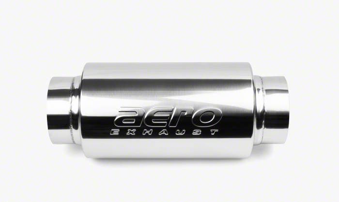 Aero Exhaust Corvette AR Series Resonator; 10-Inch Overall; 4-Inch ...