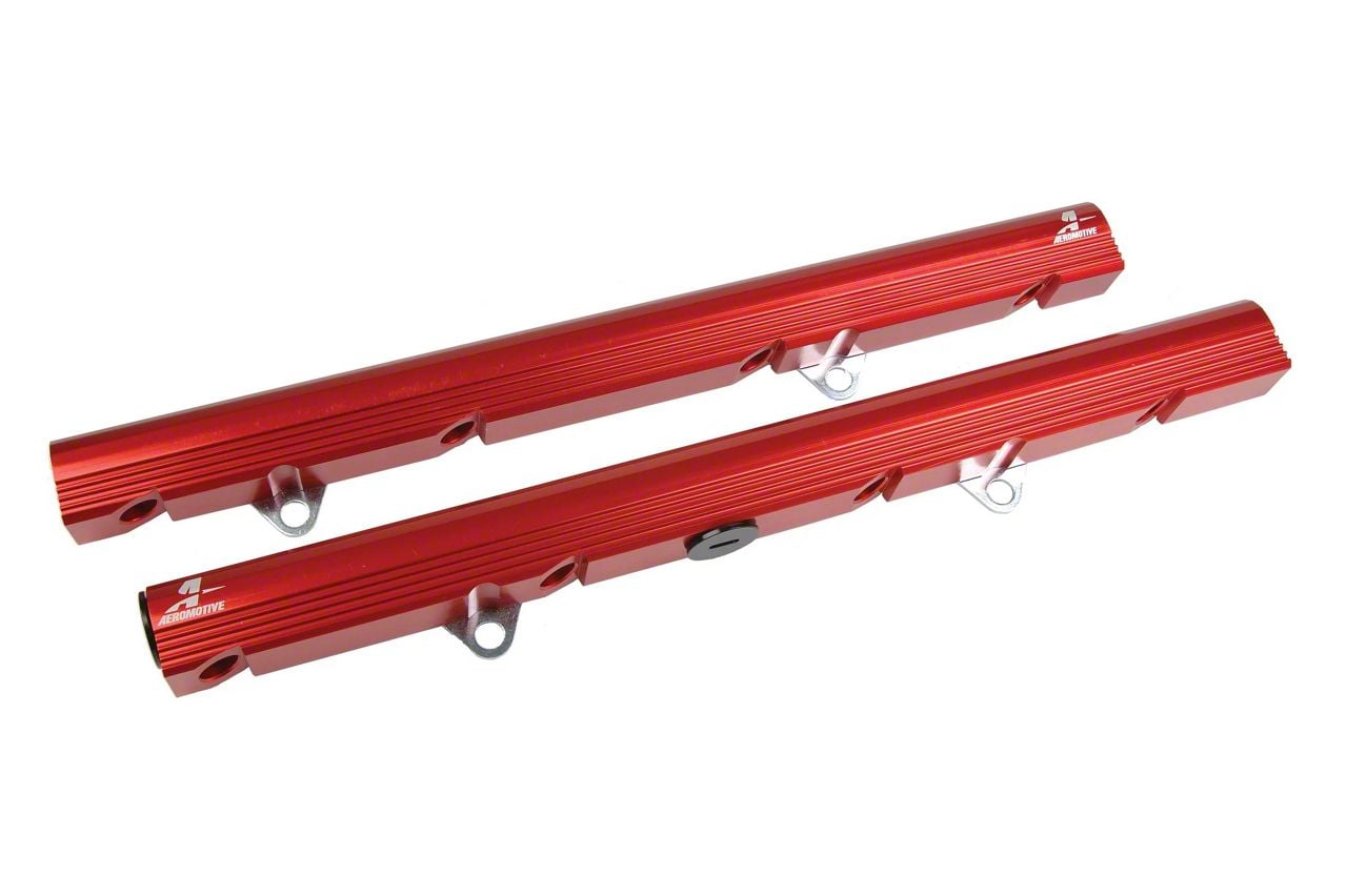 Aeromotive Mustang High Flow Fuel Rail Kit; Black 14171 (86-95 5.0L ...
