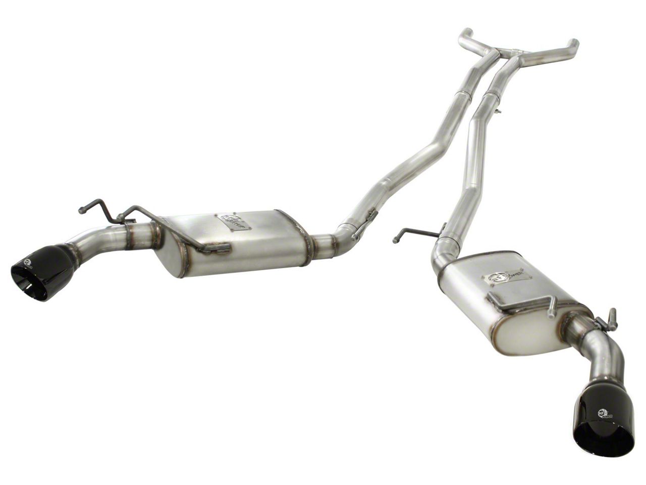 AFE Camaro MACH Force-XP 2.50-Inch Cat-Back Exhaust System with Black ...