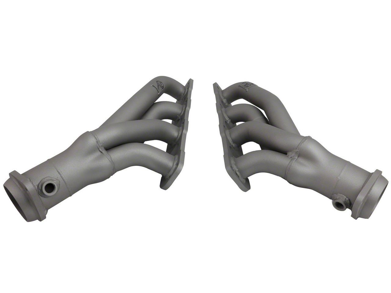 AFE Challenger 1-3/4-Inch Twisted Steel Shorty Headers; Titanium 48 ...