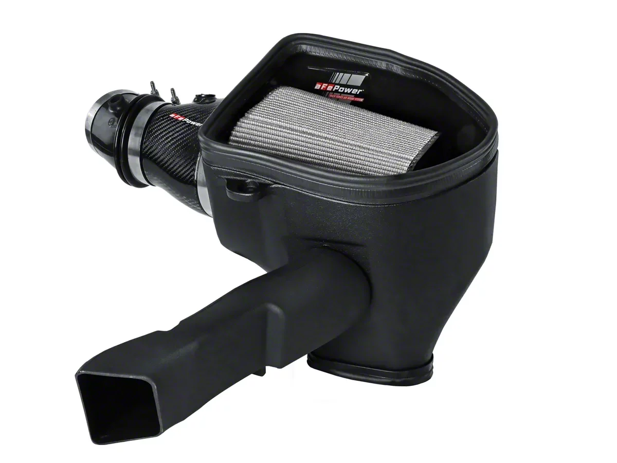 AFE Charger Track Series Cold Air Intake with Pro DRY S Filter; Carbon ...