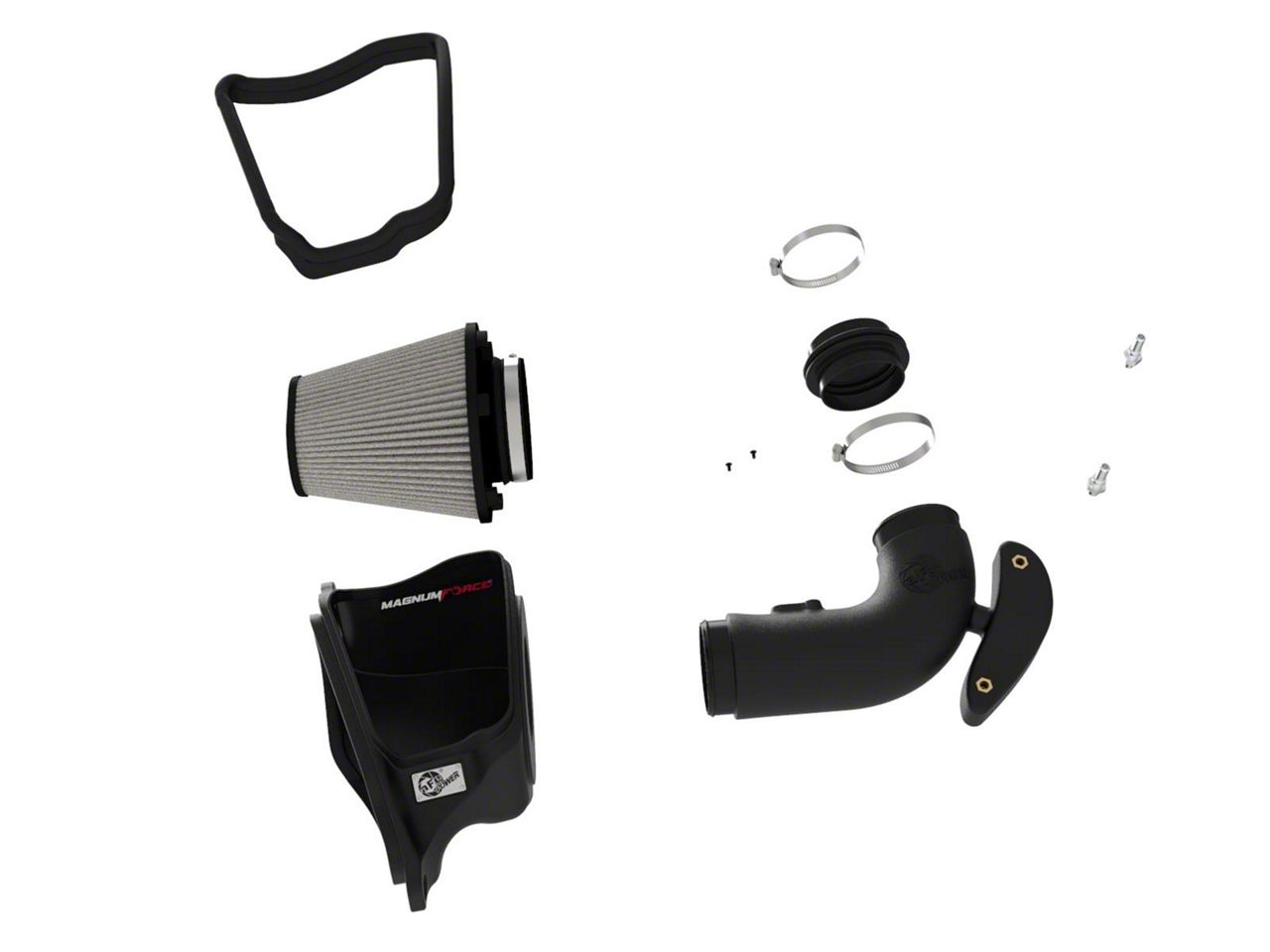 AFE Corvette Magnum FORCE Stage-2 Cold Air Intake with Pro DRY S Filter ...