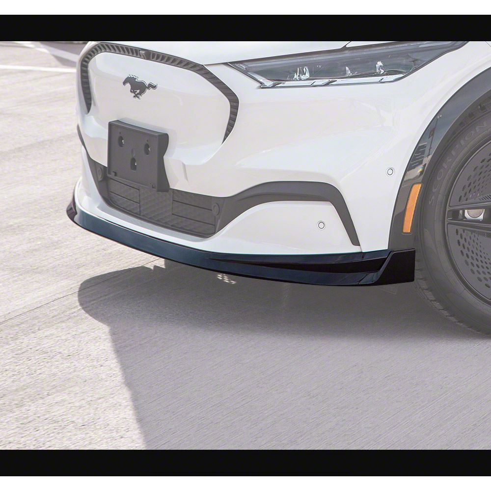 Air Design Mach-E Front Chin Splitter; Gloss Black FO40E01AB (21-25 ...