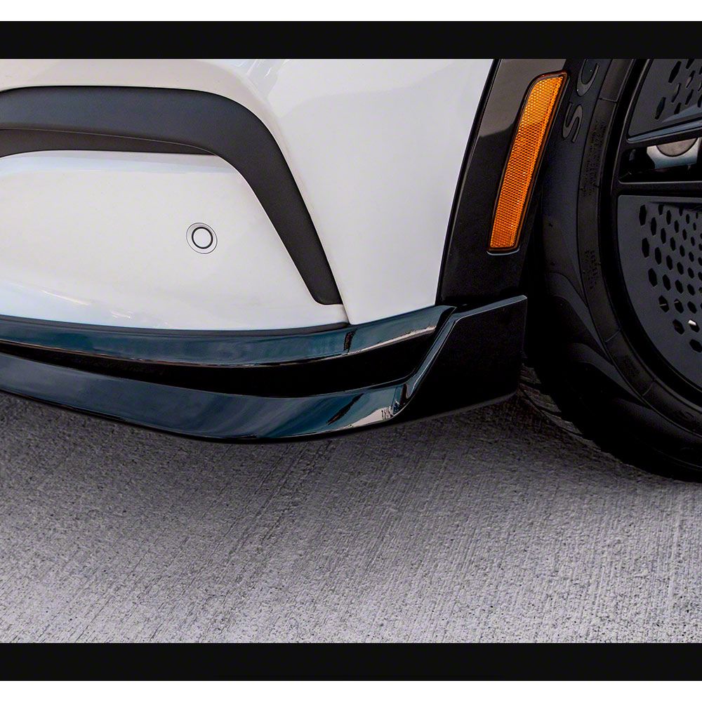 Air Design Mach-E Front Chin Splitter; Gloss Black FO40E01AB (21-25 ...