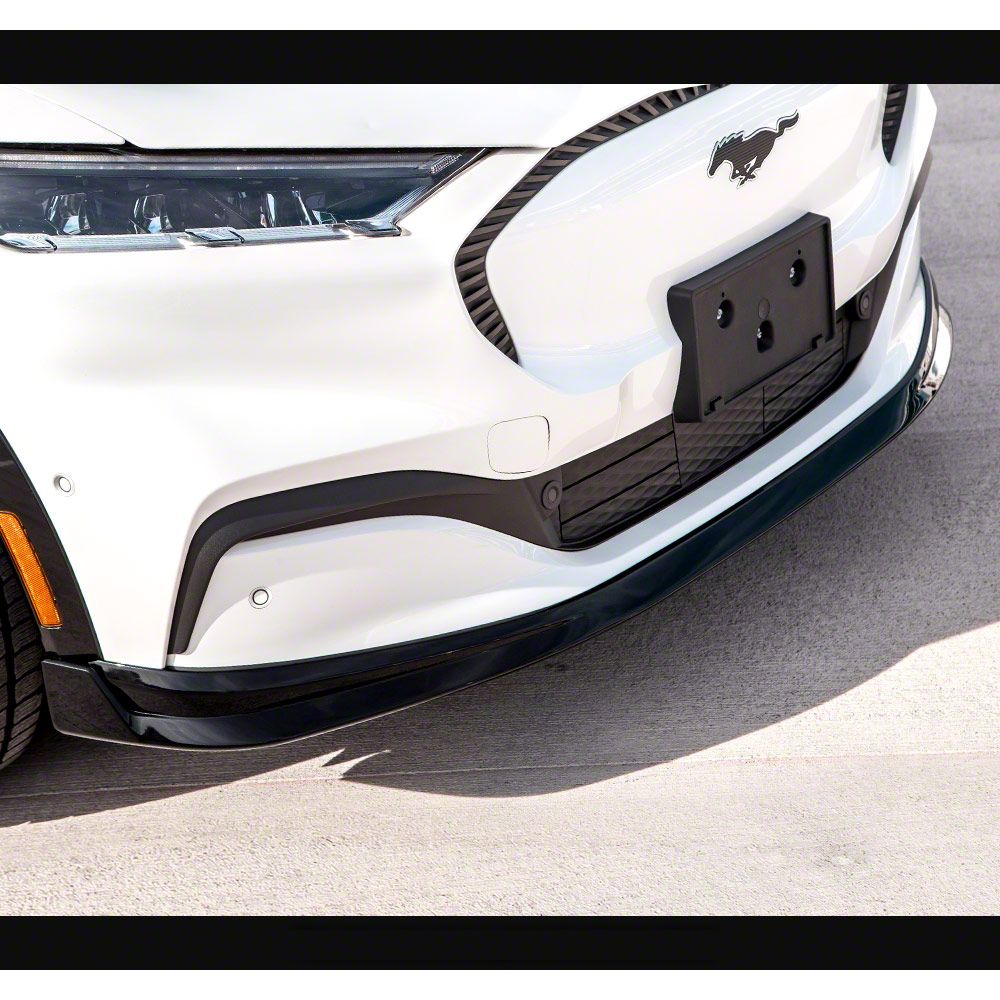 Air Design Mach-E Front Chin Splitter; Gloss Black FO40E01AB (21-25 ...