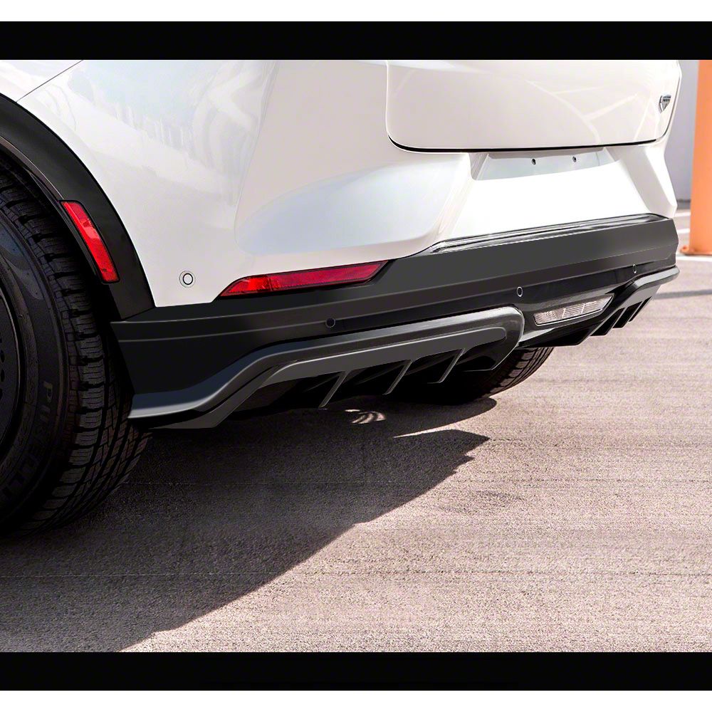 Air Design Mach-E Rear Diffuser; Satin Black FO40E08 (21-26 Mustang ...
