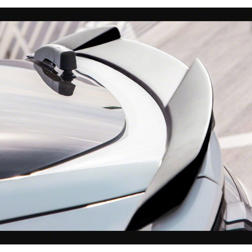 Air Design Mach-E Trunk Lid Rear Spoiler; Gloss Carbon Fiber FO40E12 ...